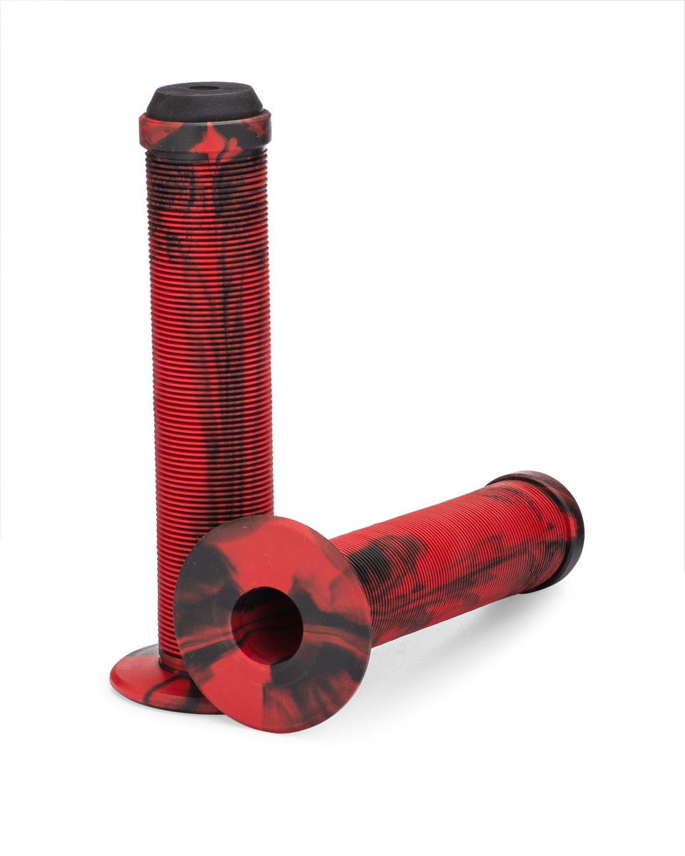 Flanged BMX Grip - Red/Black – Iconic Bicycles
