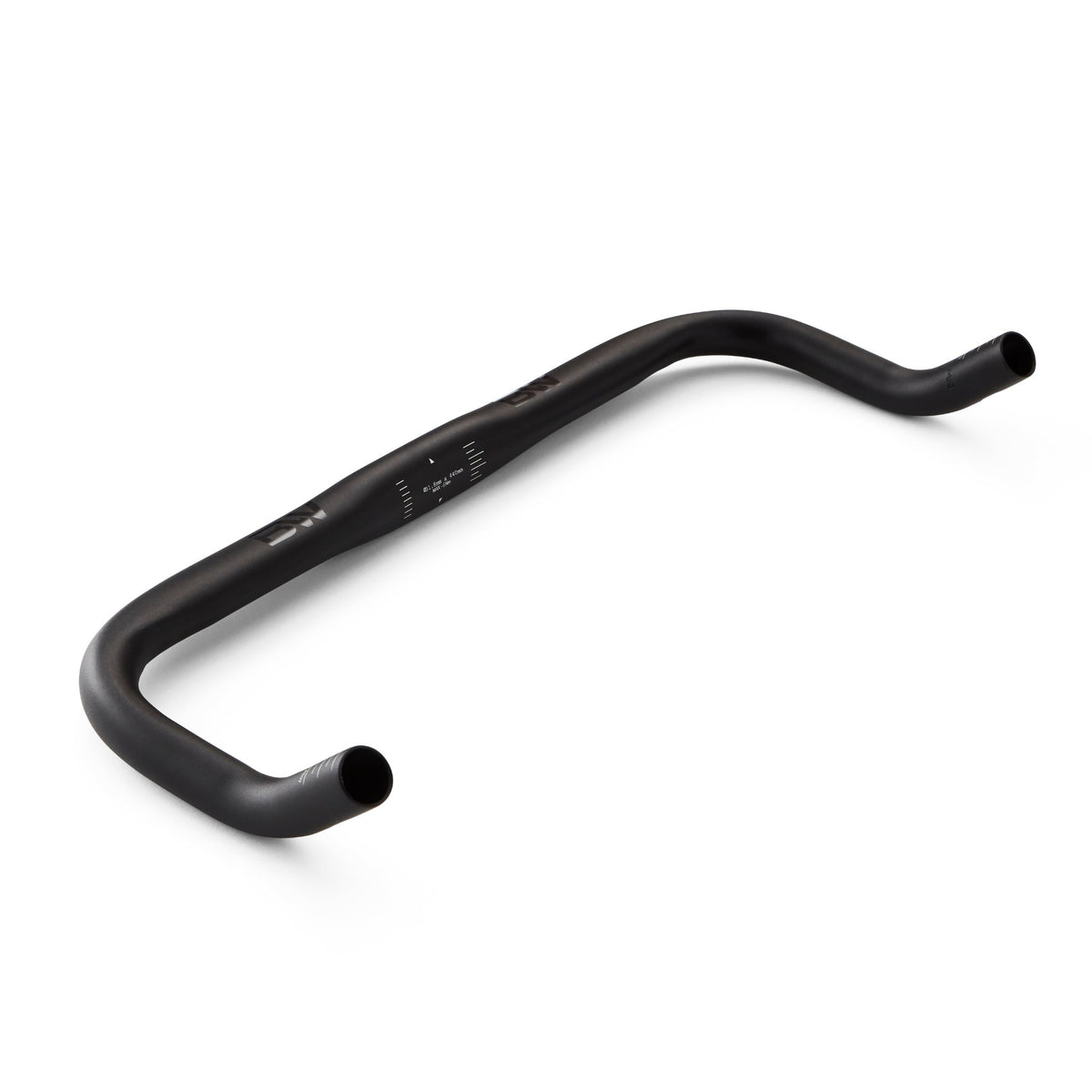 44cm Pursuit Handlebar – Black – Iconic Bicycles
