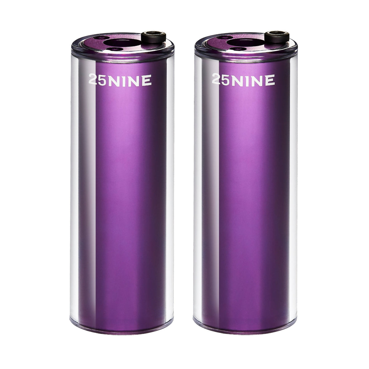 Aluminum Alloy Pegs with Outer Sleeves - Purple – Iconic Bicycles
